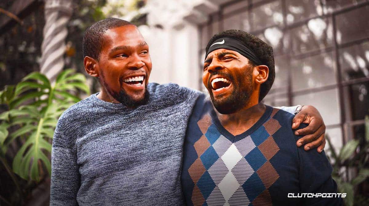 Nets' Kevin Durant, Kyrie Irving share endearing BFF moment