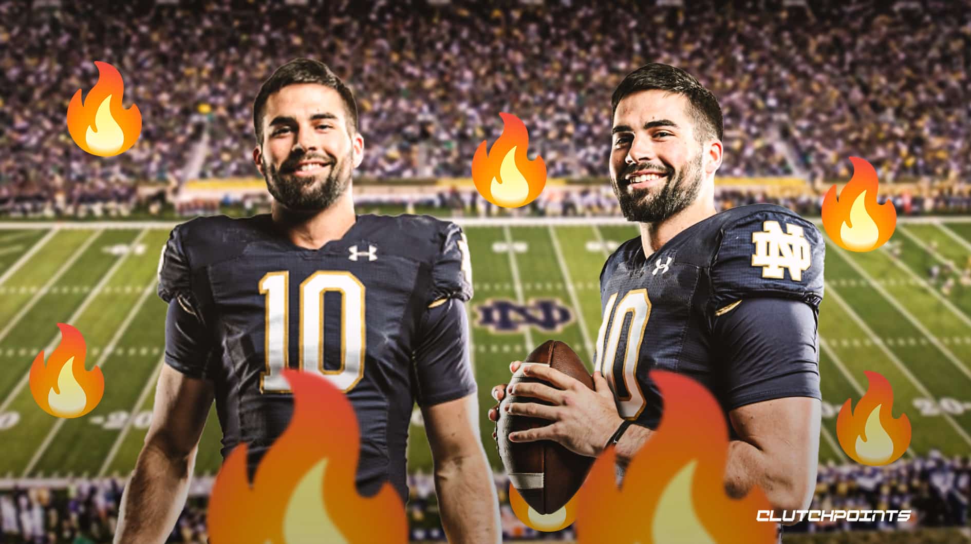 Sam Hartman officially transfers to Notre Dame football