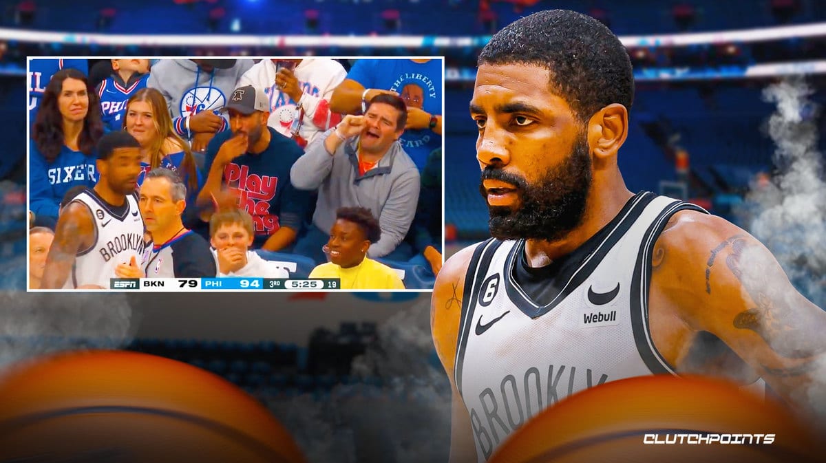 Nets' Kyrie Irving gets into shouting match with unruly Sixers fan