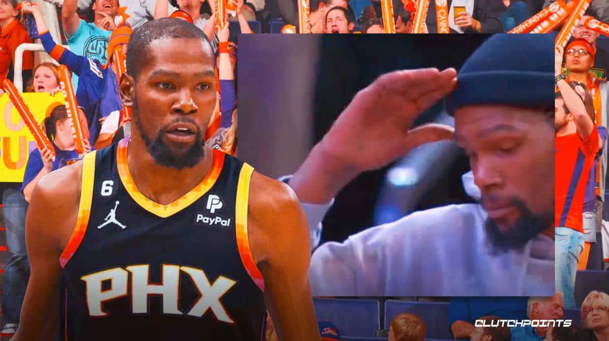 Kevin Durant sighting draws standing ovation from Suns fans