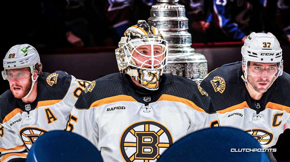 Linus Ullmark's epic celebration as Bruins continue to make history vs ...