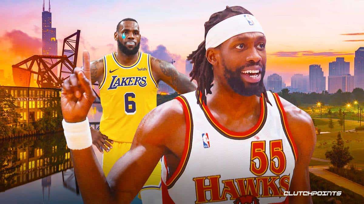 LeBron James gets epic Mutombo treatment from Patrick Beverley