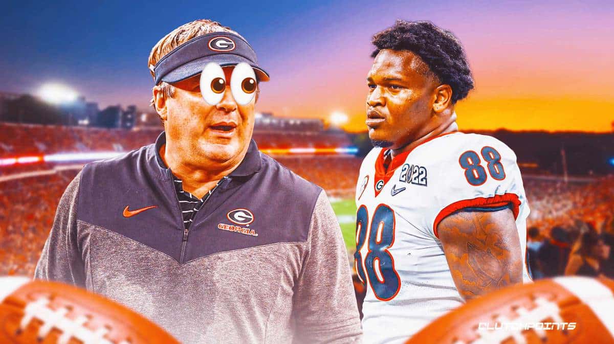 Georgia's Kirby Smart reacts to Jalen Carter's arrest warrant