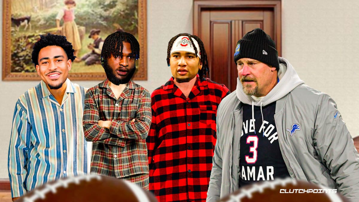 Lions' Dan Campbell offers viral 'pajama' take at NFL Combine