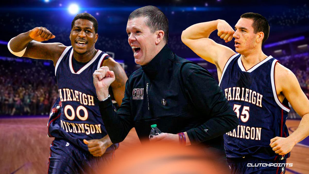 FDU: Tobin Anderson reacts to epic speech after beating Purdue