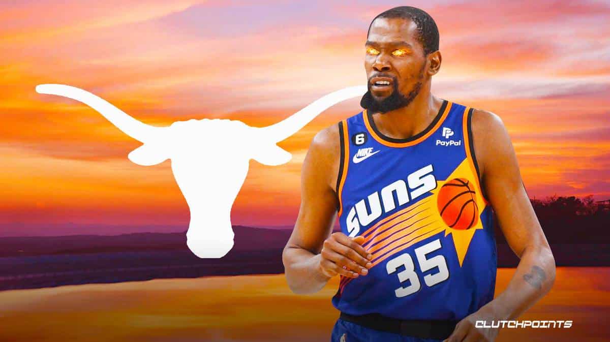 Suns: Kevin Durant reacts to Texas basketball's epic Sweet 16 win
