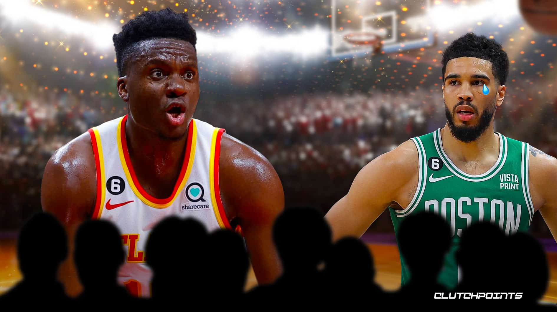 Hawks: Clint Capela's swat of Jayson Tatum, De'Andre Hunter jam sends ...