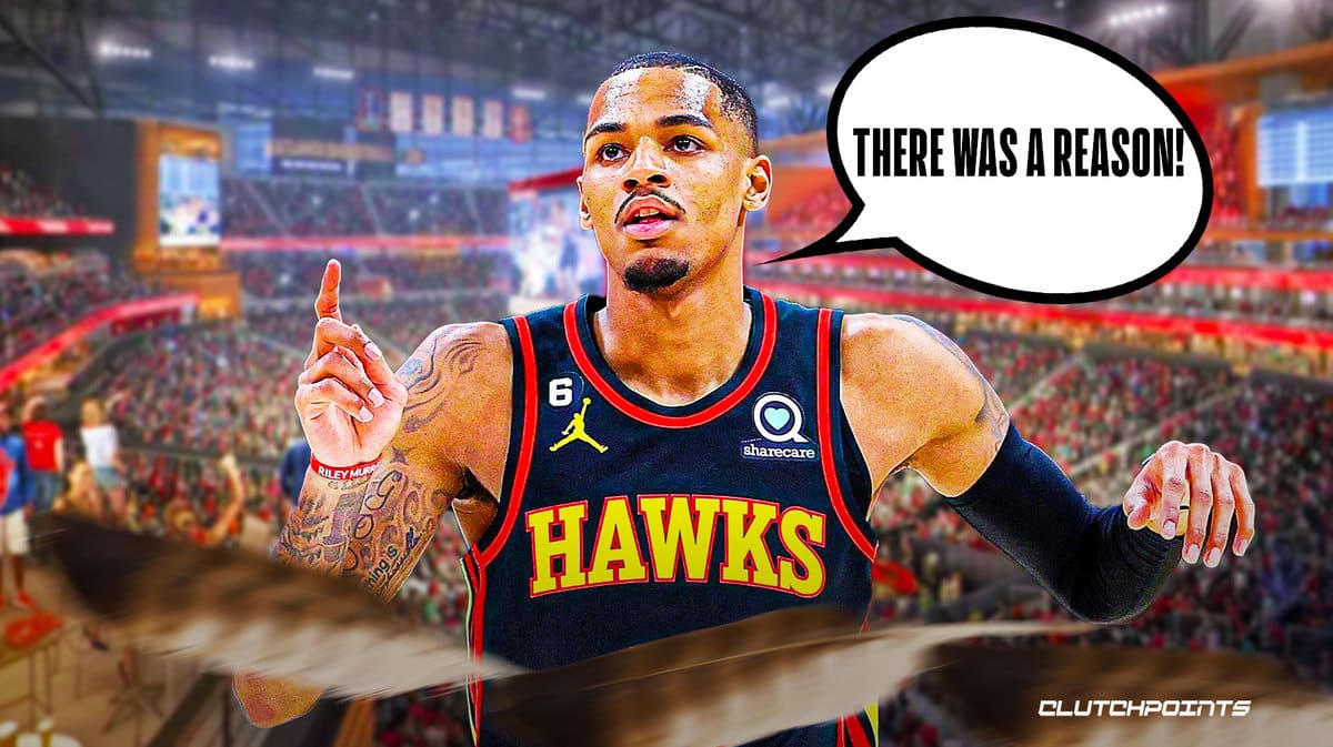 Hawks: Dejounte Murray reveals shocking reason for bumping referee in ...