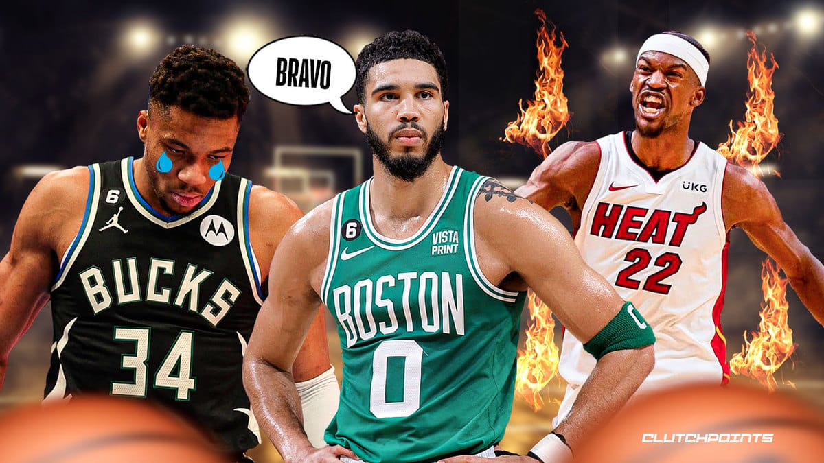 Celtics' Jayson Tatum gives Jimmy Butler, Heat their flowers after Bucks upset
