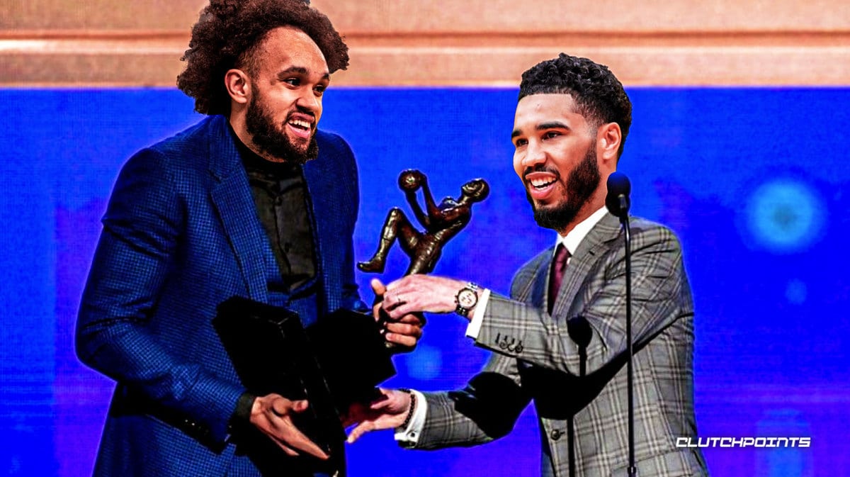 Celtics: Jayson Tatum reacts to Derrick White MVP chants vs Hawks