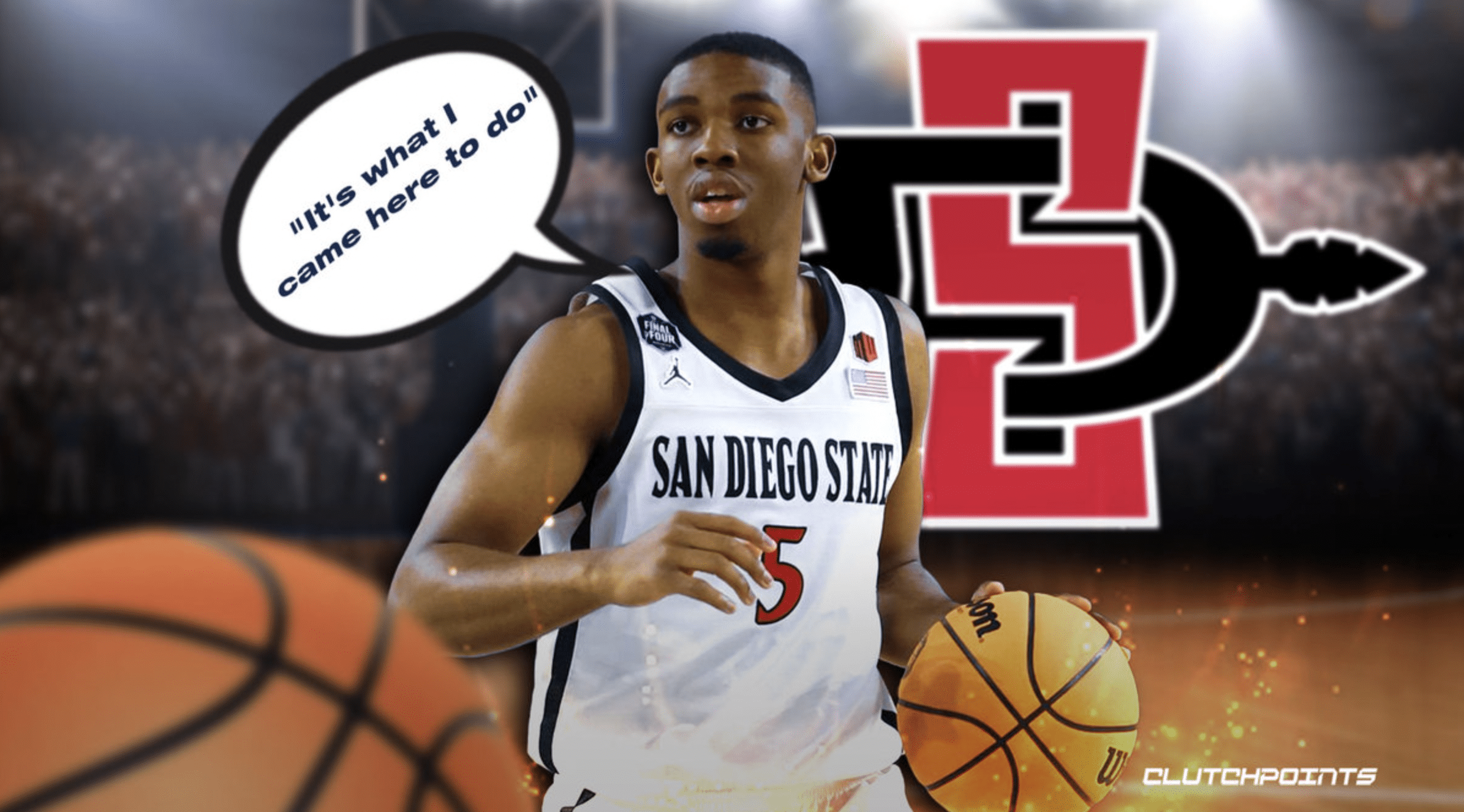 Final Four: Lamont Butler reacts to dagger bucket that beat Florida ...