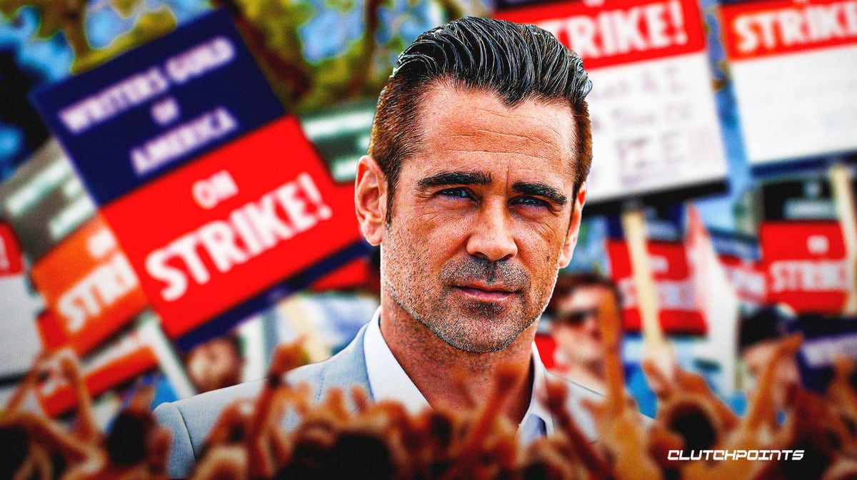 Colin Farrell speaks out at WGA Strike