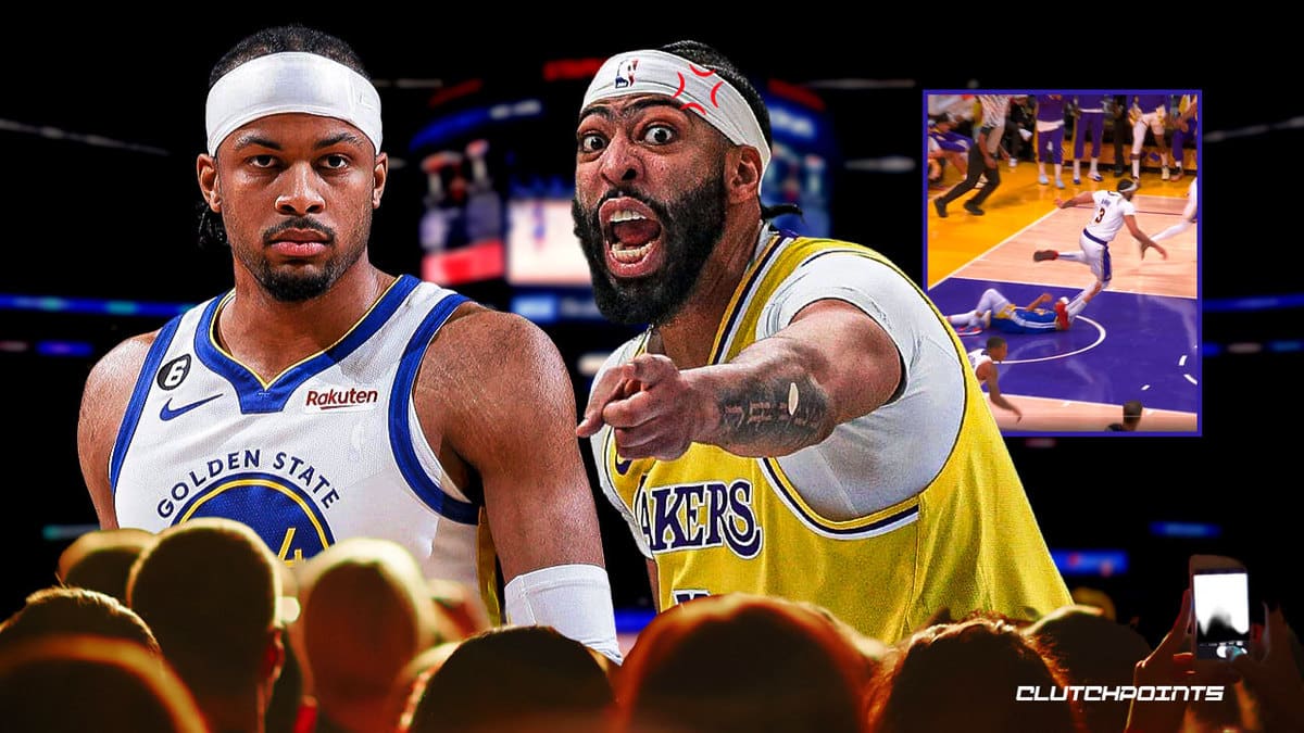 Warriors: Anthony Davis flagrant has Twitter blasting Moses Moody