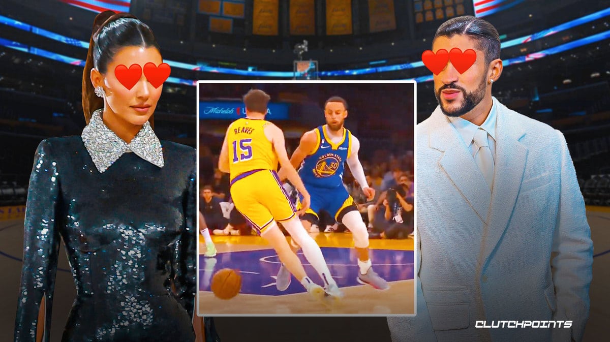 Lakers: Kendall Jenner, Bad Bunny hyped at Austin Reaves
