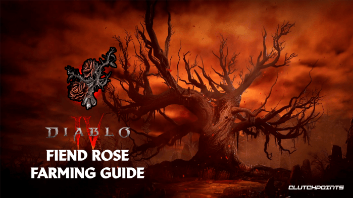 Diablo 4 Fiend Rose Farming Guide