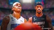 Heat Jimmy Butler Magic s Paolo Banchero Meet Up At NBA Finals
