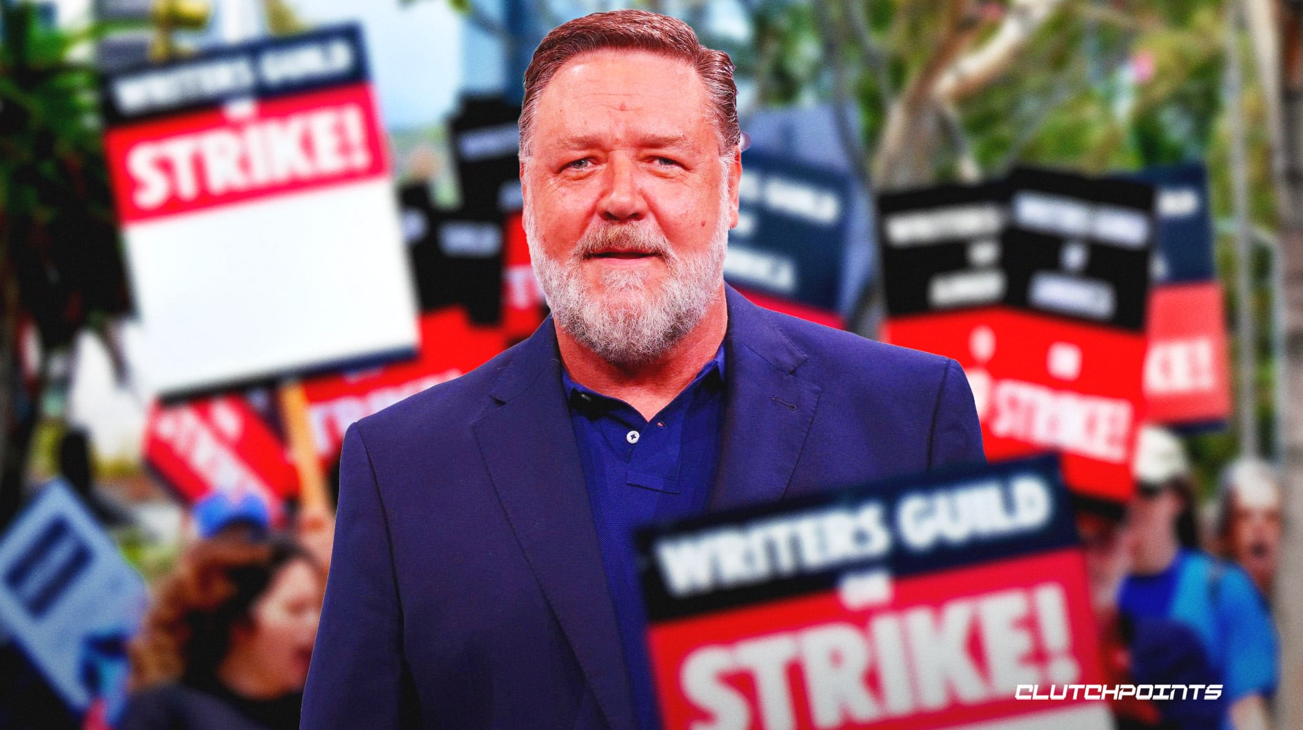 Russell Crowe's AI admission amid WGA strike