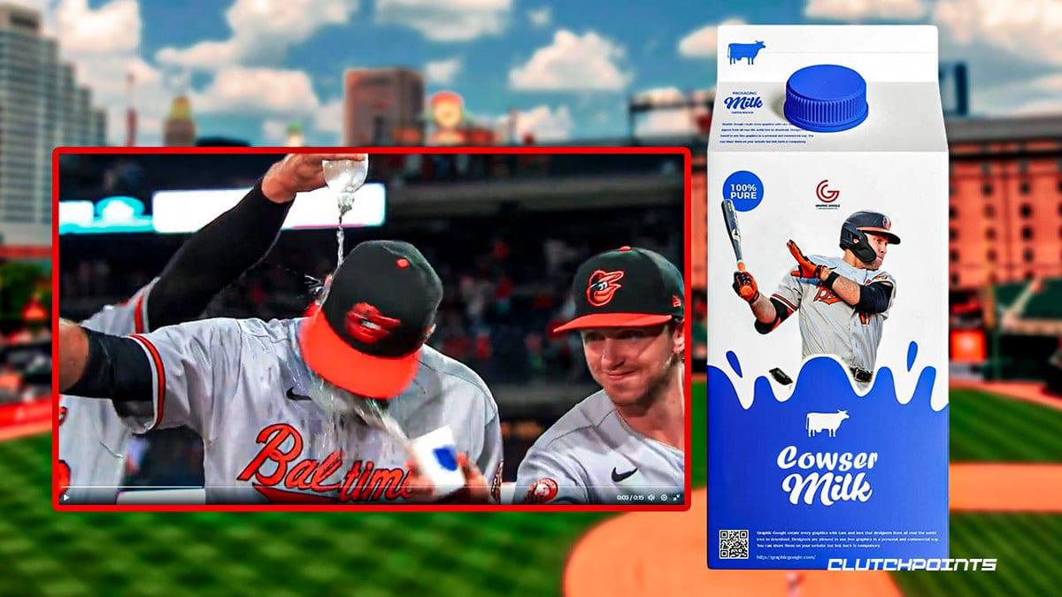 Orioles news: Colton Cowser hilariously gets milk bath after heroic ...