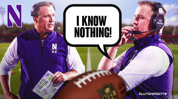 Northwestern football: Pat Fitzgerald's lawyer denies hazing claims