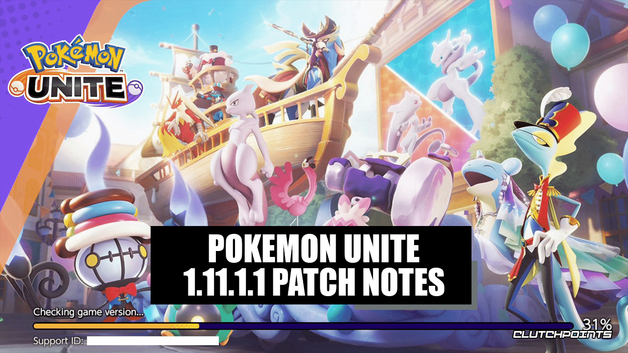 Pokemon UNITE 1.11.1.1 Patch Notes