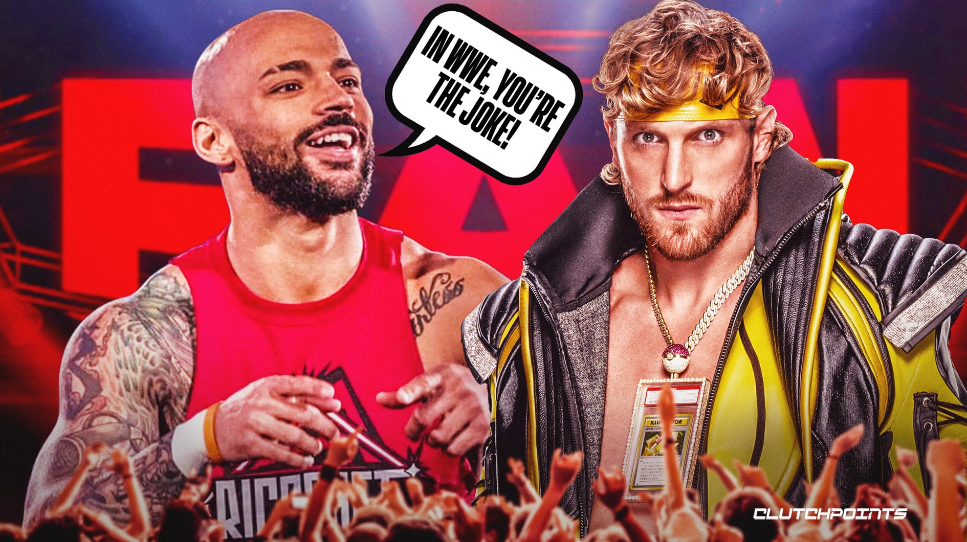Wwe Ricochet Calls Out Wrestling Joke Logan Paul Ahead Of Summerslam