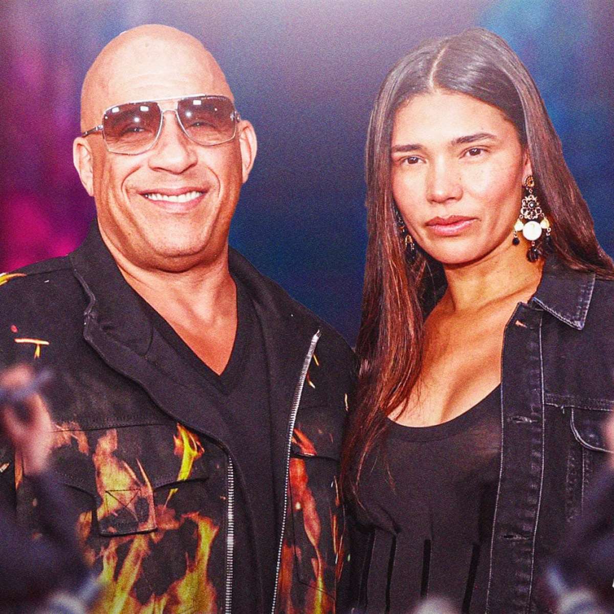 Paloma Jimenez Vin Diesel And Kids In Hollywood Walk Of