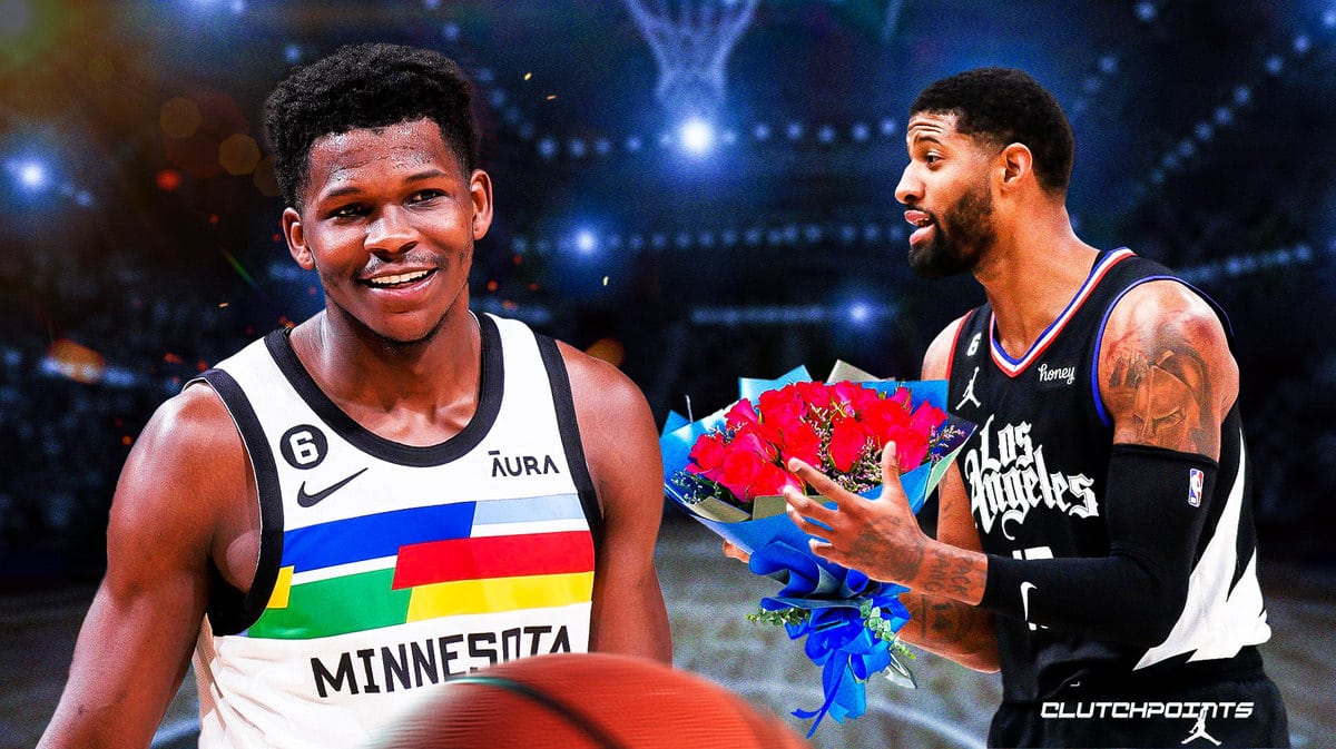 Timberwolves: Anthony Edwards get flowers from Paul George amid FIBA ...