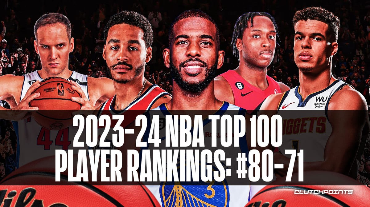 NBA Top 100 player rankings for 2023-24 season