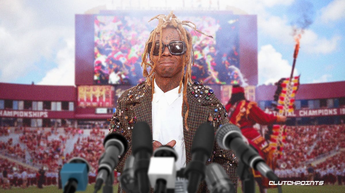 Lil Wayne speaks to Deion Sanders & Colorado players before Nebraska clash