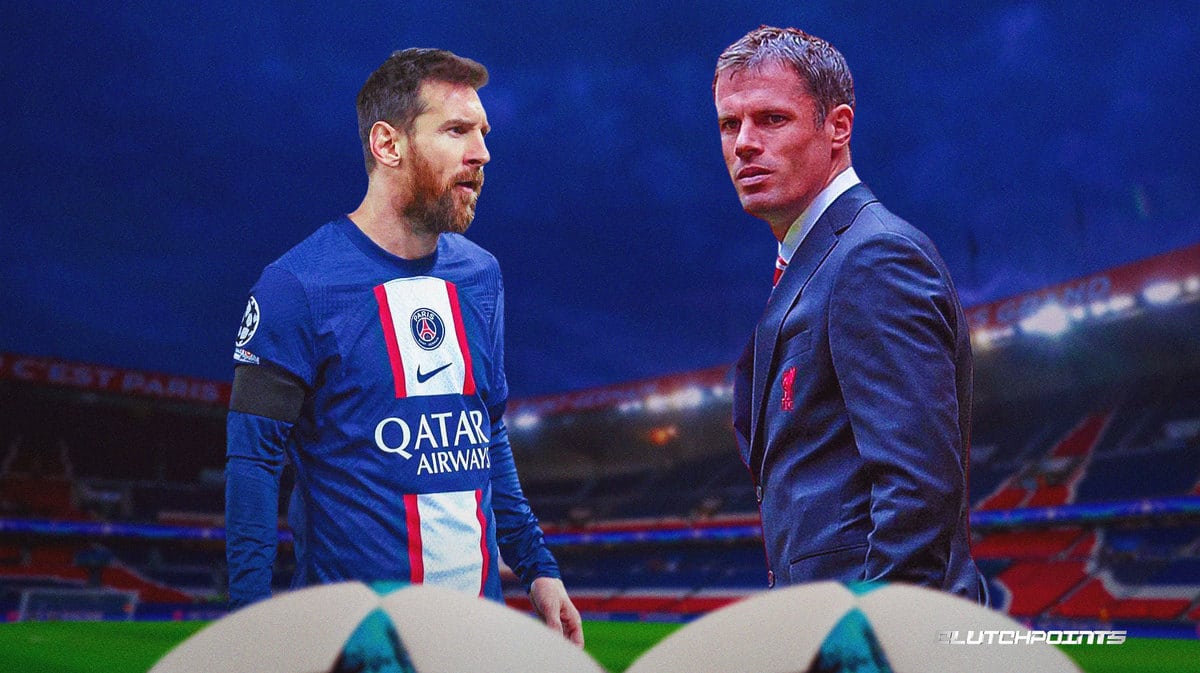 Jamie Carragher's banter with Lionel Messi before PSG move