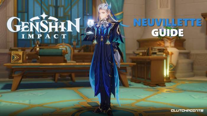Neuvillette Best Weapon Build And Artifact Build In Genshin Impact