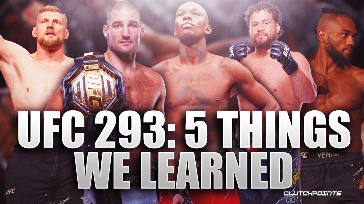 UFC 293: Sean Strickland was underestimated and 4 other things we learned