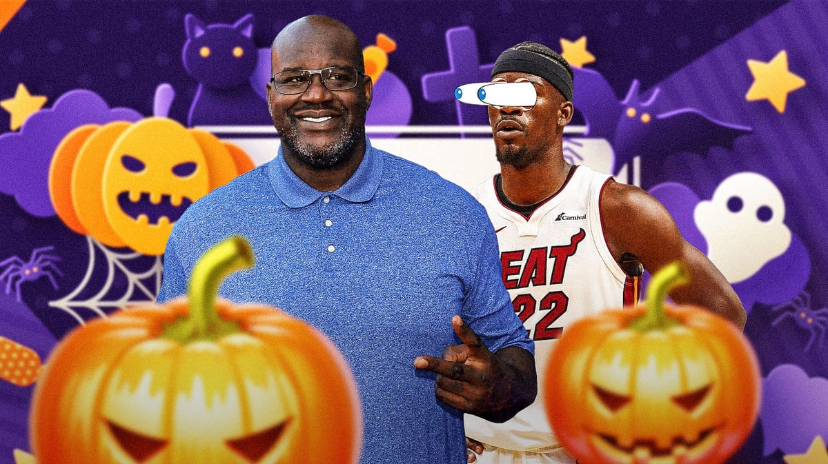 Shaquille O'Neal's crazy Jimmy Butler Heat Halloween costume
