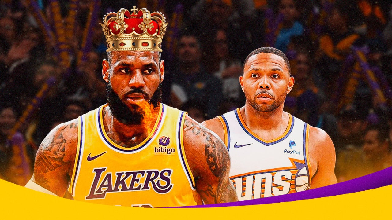 Lakers: LeBron James victimizes Suns' Eric Gordon with crazy chasedown ...