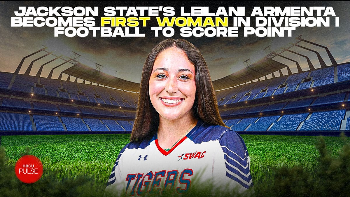 Leilani Armenta becomes first woman in Division I football to score point