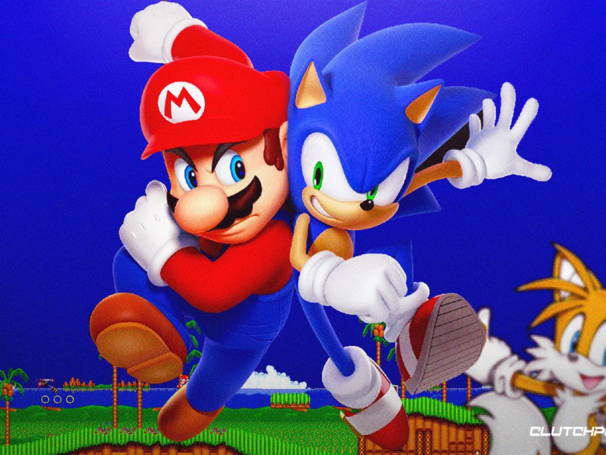 Mario Bros Sonic Wallpaper Free Download Mario And Sonic Wallpaper