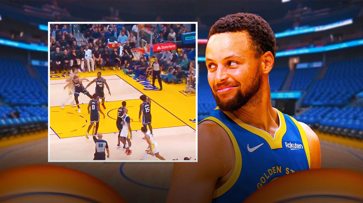 Warriors Stephen Curry Proves Hes In Form With Savage Look Away 3 Vs