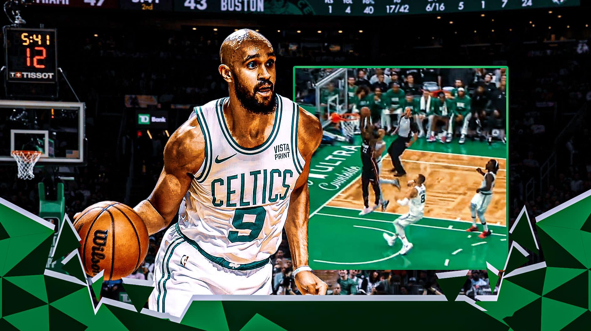 Celtics' Derrick White fires up fans with Jimmy Butler chase-down block