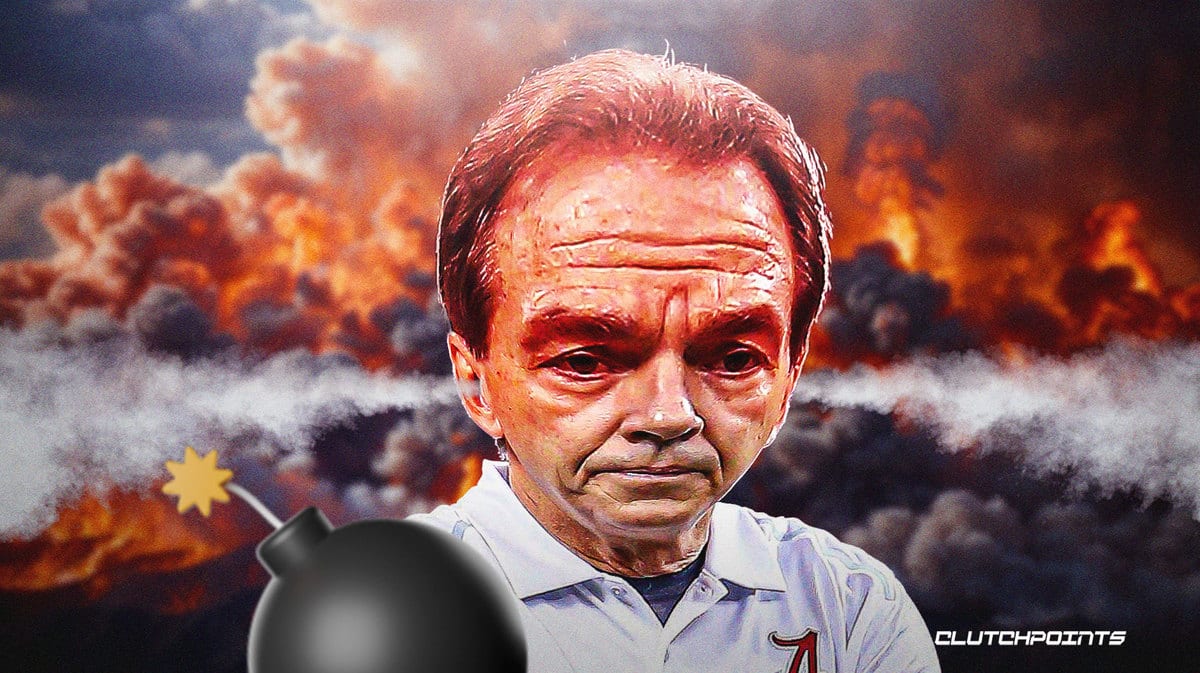 Alabama football: Nick Saban irate as Tide take winning knee