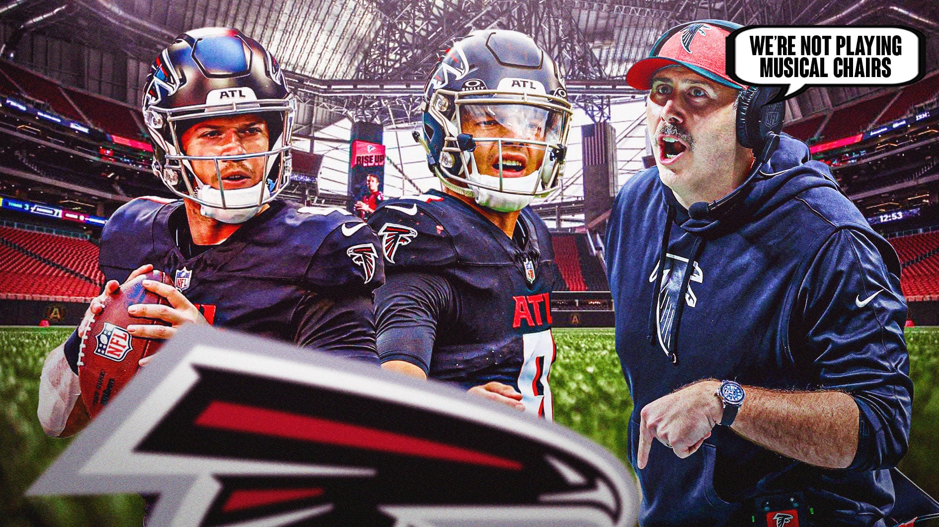 Arthur Smith's perfect answer on Taylor Heinicke, Desmond Ridder