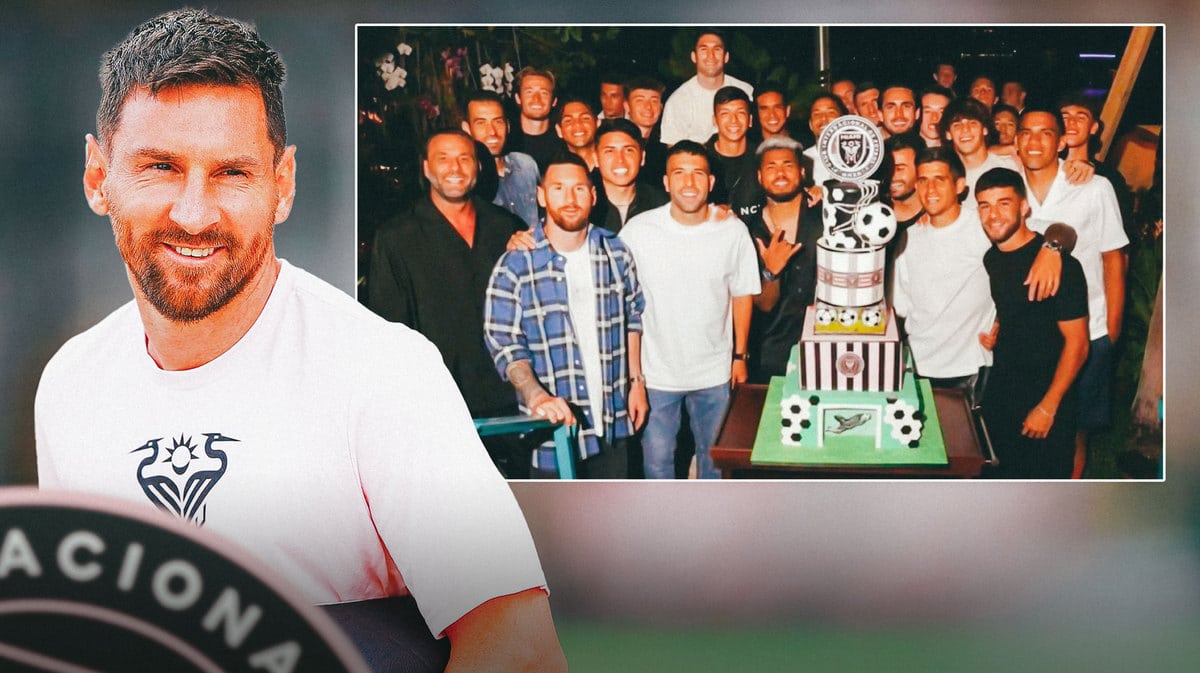 Lionel Messi and Inter Miami teammates enjoy end of season party