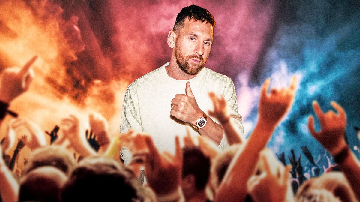 Inter Miami's Lionel Messi spotted in Maluma’s concert