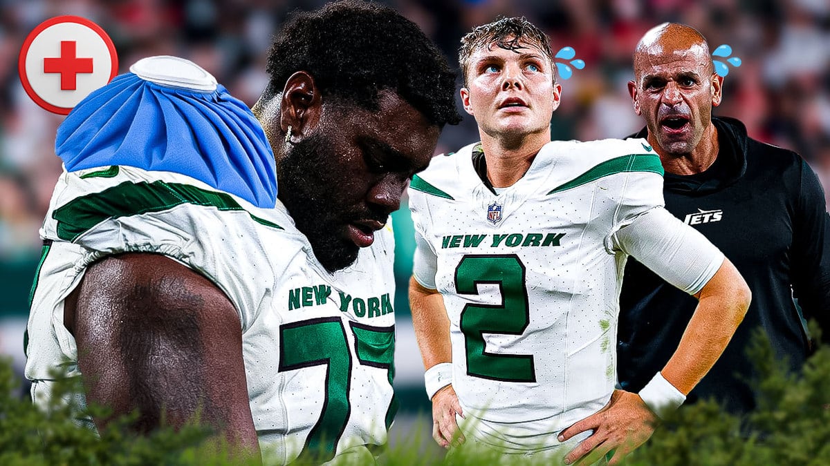 Jets' Mekhi Becton exits Week 11 game vs Bills with ankle injury