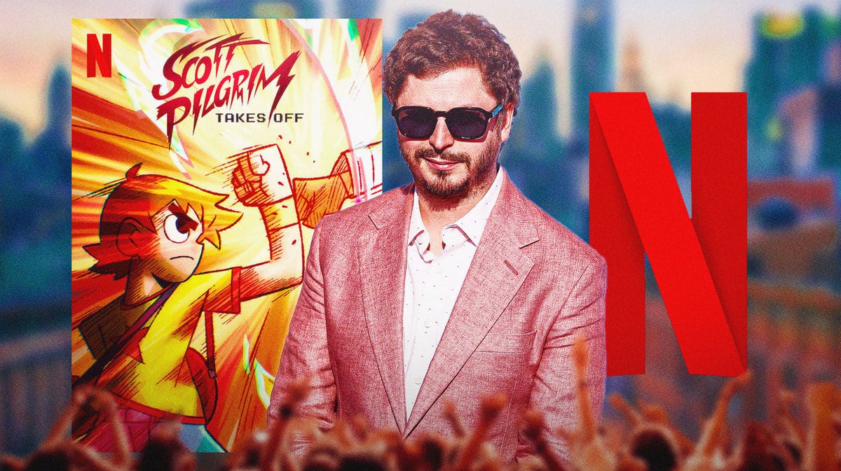 Netflix's Scott Pilgrim anime BTS video showing funny cast returns