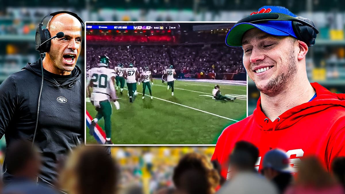 Jets QB Zach Wilson goes viral with dramatic fall, awful play vs. Bills