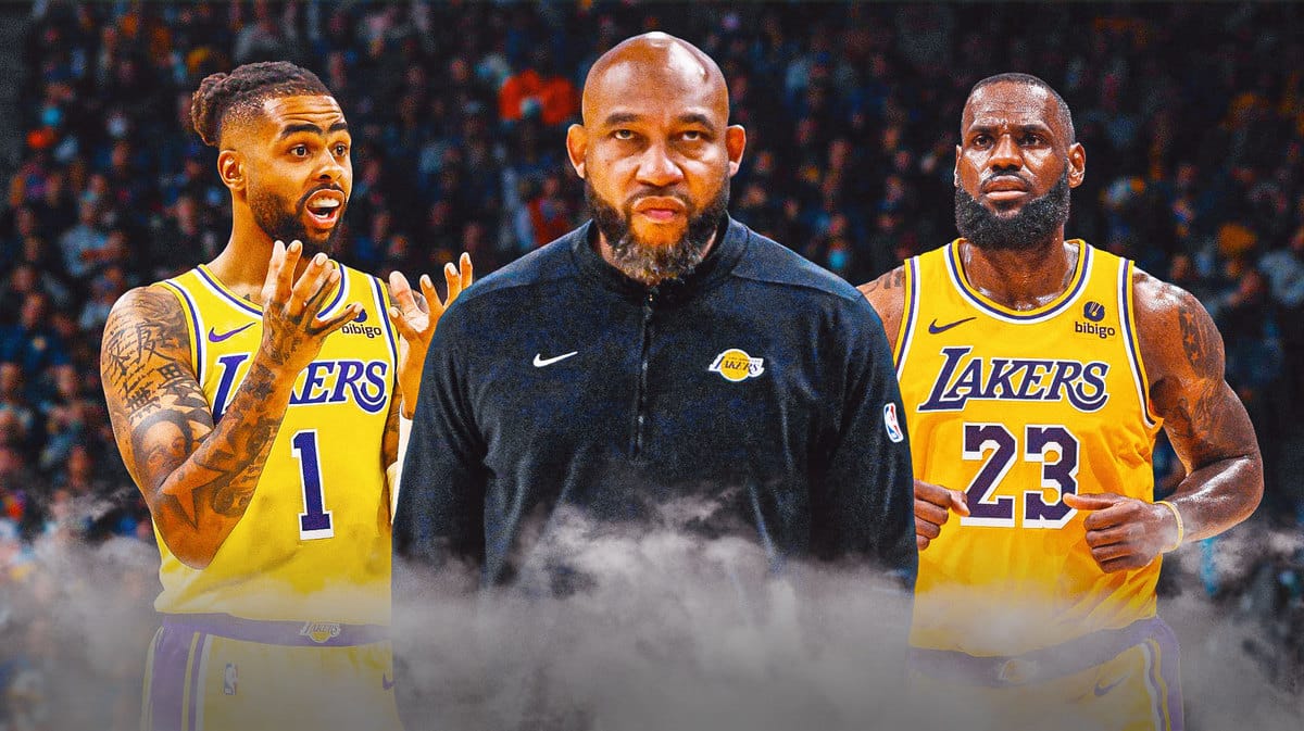 Lakers blast refs for D'Angelo Russell ejection, LeBron James free ...