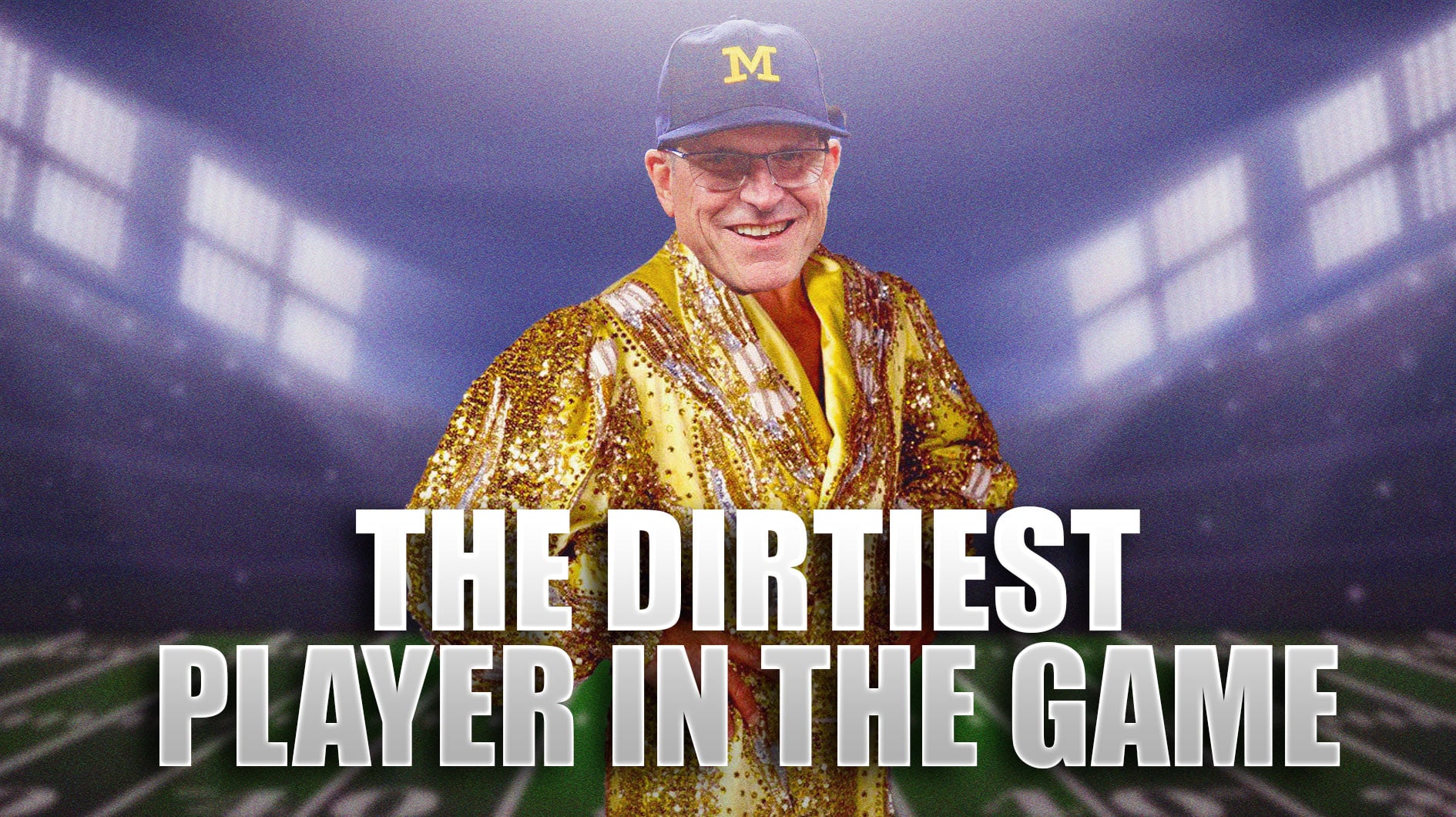 Michigan football coach Jim Harbaugh kicks off presser with Ric Flair ...