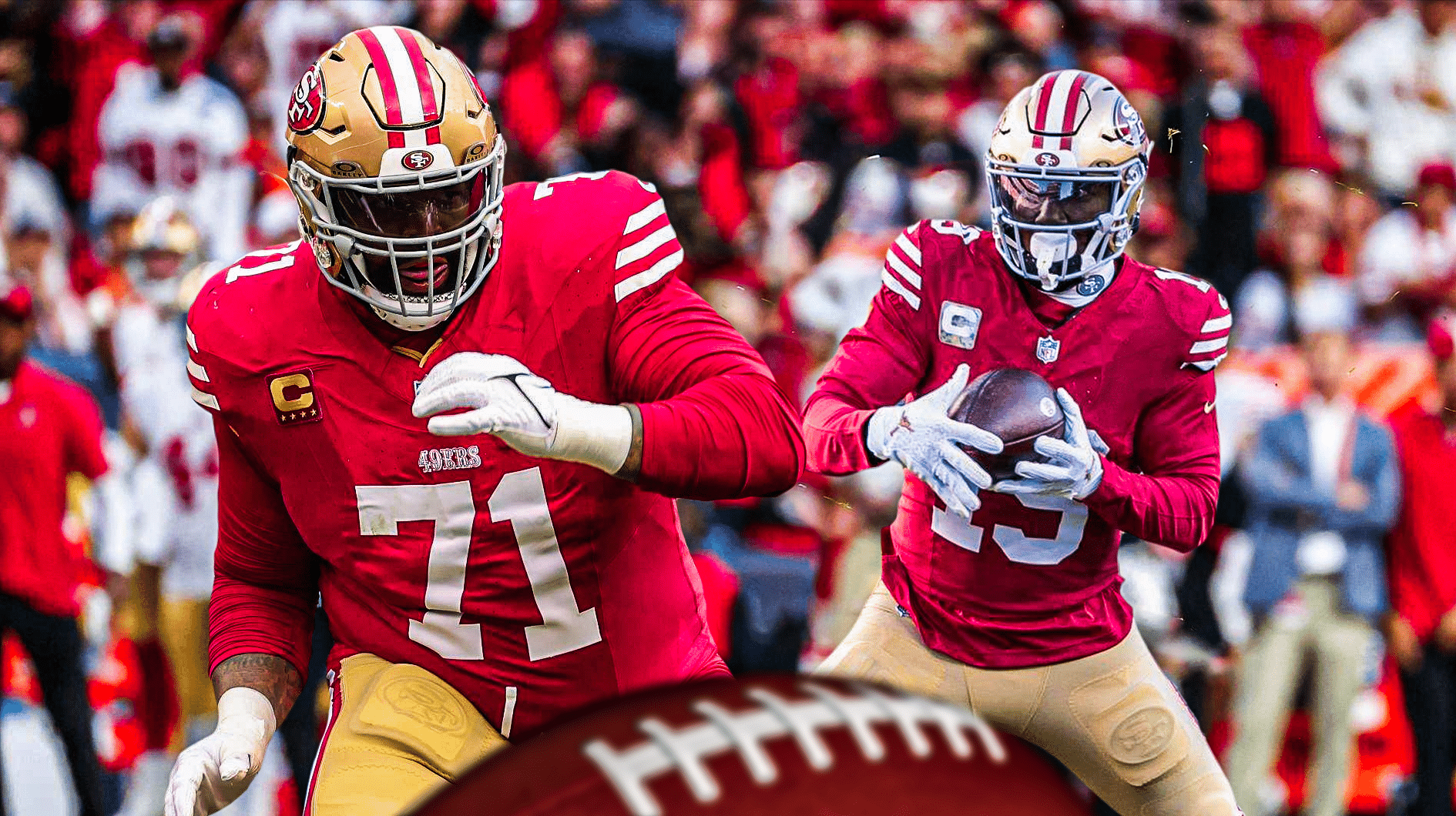 49ers' Trent Williams gets real on Deebo Samuel's YAC ability
