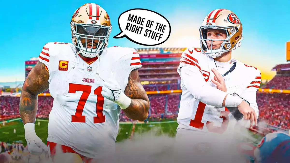 49ers' Trent Williams fires back at 'system' QB criticisms on Brock Purdy