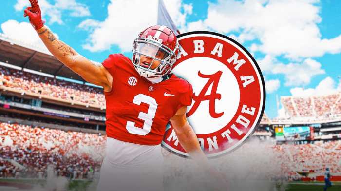 Alabama football player trolls Georgia fans with crude gestures after ...